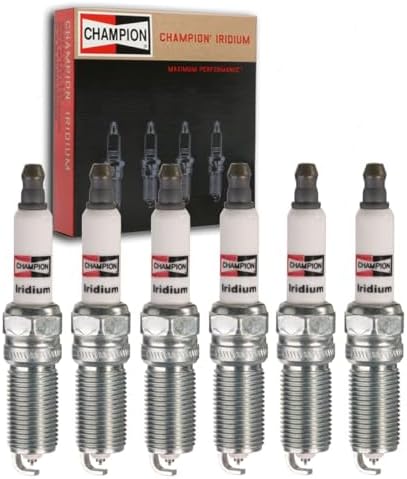Amazon.com: 6 pc Champion Iridium Spark Plugs compatible with Ford F ...