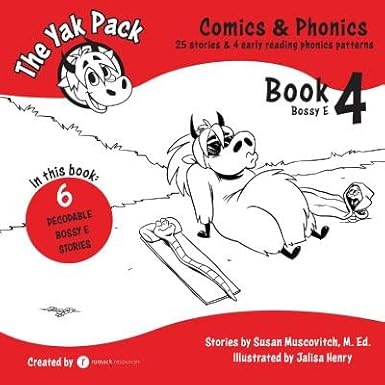 Amazon.com: The Yak Pack: Comics & Phonics: Book 4: Learn to read Bossy ...