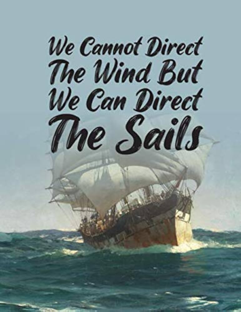 Wind In Your Sails Quotes We Cannot Direct The Wind, But We Can Adjust