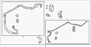 Amazon.com: HYUNDAI Genuine 97775-2V700 Suction and Liquid Tube ...