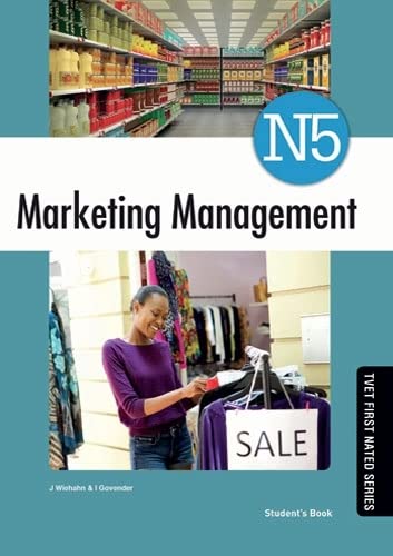 Buy Marketing Management N5 Student's Book (TVET First NATED) Book ...