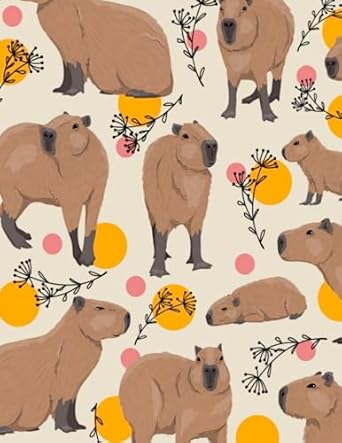 Capybara Notebook | Capybara Notepad | Notebook with Capybaras ...