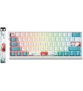 Amazon.com: HITIME 60% Percent Keyboard, Topographic Theme Keyboard ...