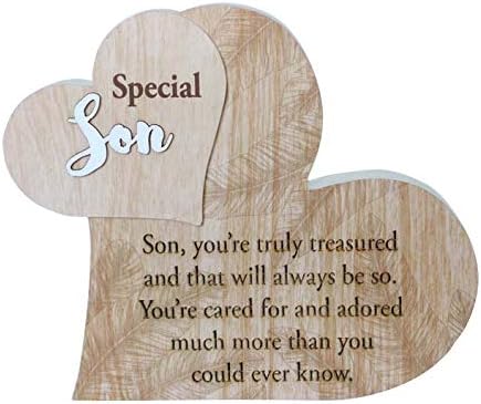 Amazon.com: Adeline Son Heart Shaped Block Sign, Hanging or Standing ...