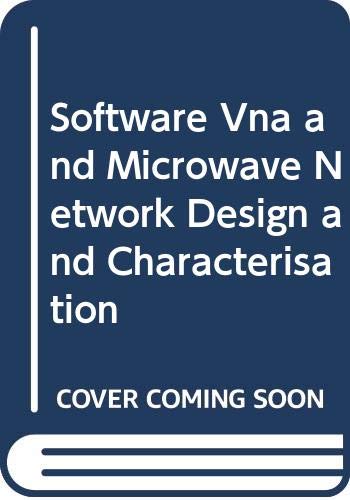 Software VNA and Microwave Network Design and Characterisation | Amazon ...