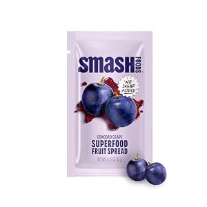 Amazon.com: Smash Foods Grape Jam Squeeze Packets | 10 Single Serve ...