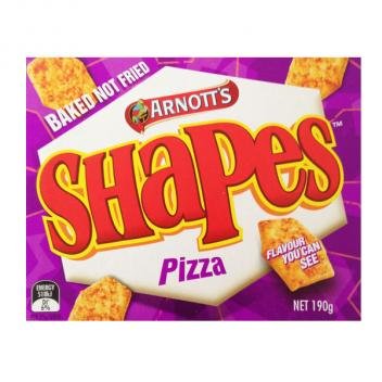 Pizza Cracker Shapes
