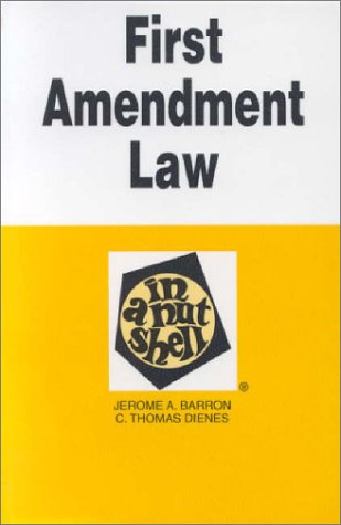 Amazon.com: First Amendment Law in a Nutshell (Nutshell Series ...