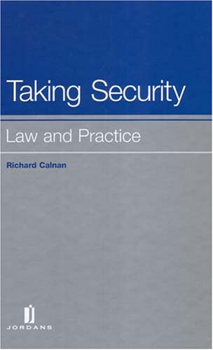 Amazon.com: Taking Security: Law And Practice: 9780853089957: Calnan ...