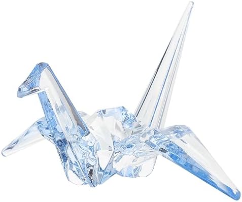 Amazon.com: Ceramic Origami Crane Figurine Statue Handcrafted Crane ...