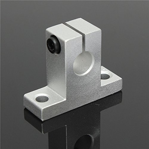 Generic SK10 Shaft Support Linear Rail Vertical Bearings Shaft Guide ...