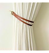 Amazon.com: Leather Curtain Tiebacks Curtain Buckle Vintage Curtain Tie ...