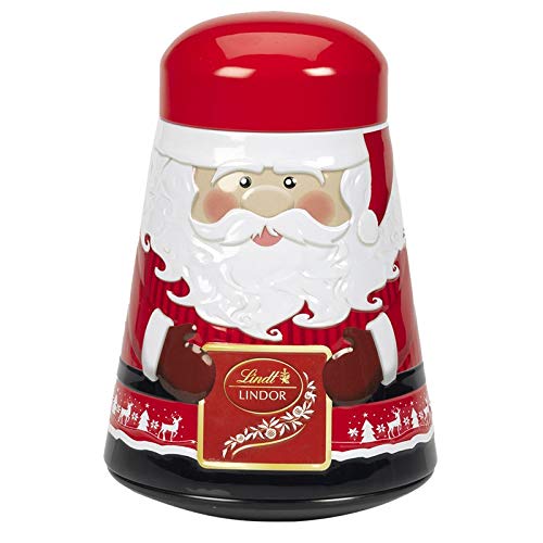 Lindt Lindor Christmas Snowman Wobble Tin Assorted Chocolate, 240g ...