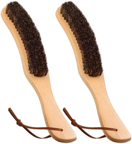 Amazon.com: 2PCS Horse Hair Brushes Felt Hat Brush with Wood Handle ...