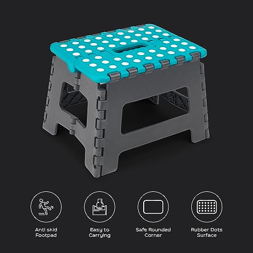 Sterun Folding Step Stool With Carry Handle & Anti Skid Footpad For ...