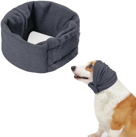Dog Snood Ear Protectors Comfort Pet Ear Muffs Noise Protection Calming ...