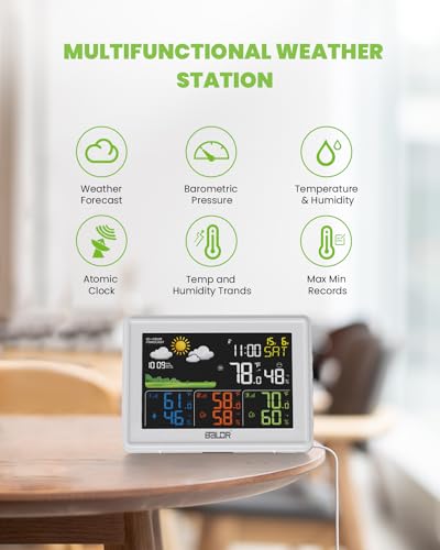 Snapklik.com : BALDR Weather Station Wireless Multiple Sensors, Indoor ...