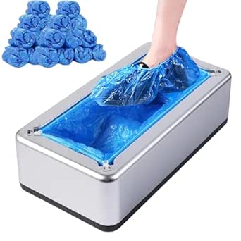 Automatic Shoe Covers Machine with 200 Disposable Overshoes, Portable ...