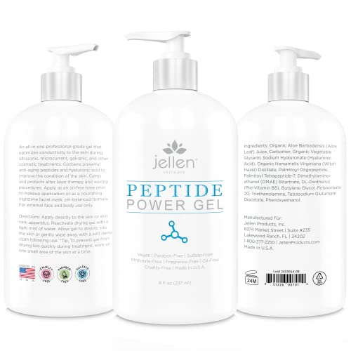 Jellen® Organic Conductive Peptide Facial Gel For Microcurrent ...