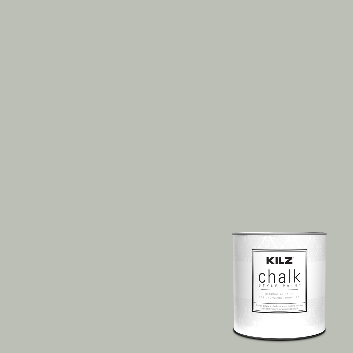 Amazon.com: KILZ Chalk Style Paint, Interior, Ultra Flat, Chalk Gray, 1 ...