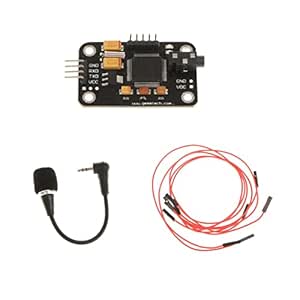 UniQMart Voice Recognition Module Board and Microphone& 4Pin Jumper ...