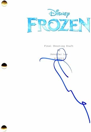 Idina Menzel Signed Autograph Frozen Full Movie Script - Elsa ...