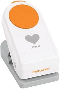Amazon.com: Fiskars 1.5" Heart Thick Punch