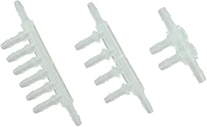 Amazon.com: Juweathy Printer Ink Tube Connector 5mm x 3mm Pipeline Hose ...