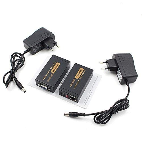 Ruhza VGA Extender Adapter, VGA Video Extenders over Cat5e/6 Ethernet ...