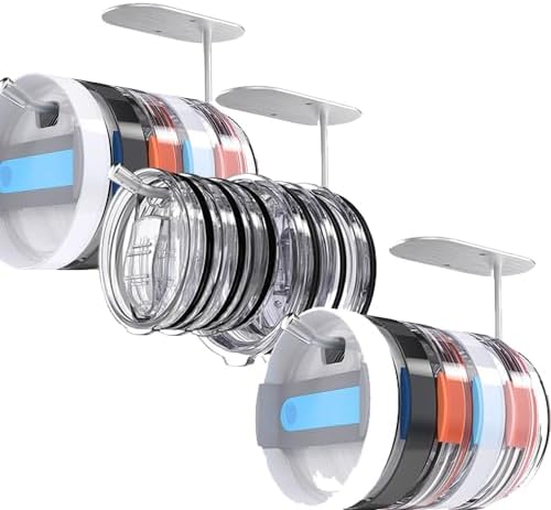 Amazon.com: 3 Pack Under Cabinet Lid Organizer, Space Saving Cup Lid ...