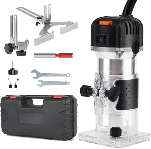 Palm Router WODSTA 1/4Inch/6.35mm Router Tool 800W 30000R/Min ...