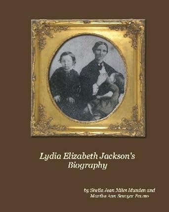 Lydia Elizabeth Jackson's Biography: Peveto, Martha Ann Sawyer, Munden ...