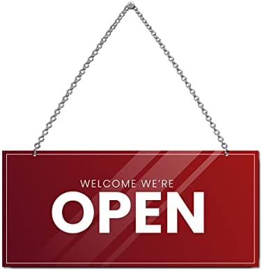 Wildmark Double Sided Open-Close Sign Board for shop, office ...