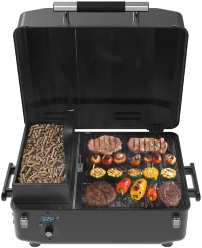 Amazon.com : recteq Pellet Grill - Road Warrior 340, Portable Electric ...