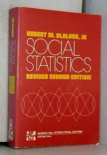 Social Statistics: H.M. Blalock: 9780070661752: Amazon.com: Books