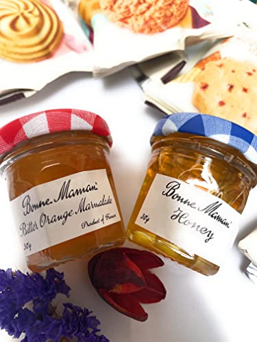 Tea Gift Set Hamper, with Buttery Biscuits, Marmalade and Honey Gift ...