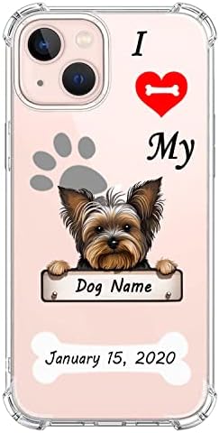 Amazon.com: iPhone 13 Pro Max Yorkshire Terrier Mom Floral Yorkie Dog ...