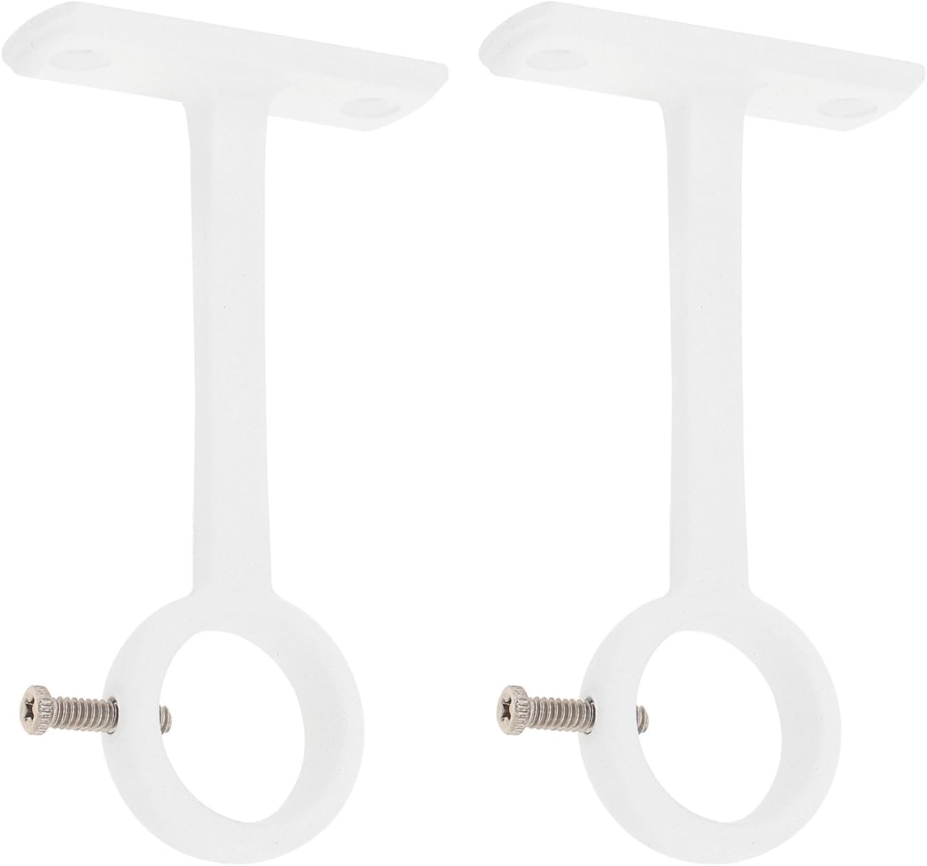 Amazon.com: IHRDNNR Curtain Rod Brackets Heavy Duty Ceiling-Mount Rod ...