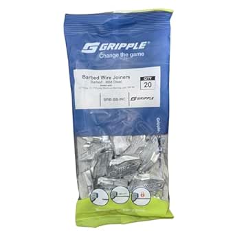 Amazon.com: Gripple Barbed Wire Joiner for Fencing, Mild Steel (12.5 ...
