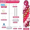 Amazon.com: 2 Sets Pink Balloon Column Stand Kit with 100 Balloons Hot ...