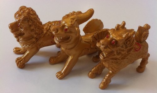 Buy Feng Shui Three Celestial Divine Guardians Statue Figurine Set ...