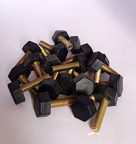 Adjustable Plastic Screw for Table Leg (Black, 8 Pieces) : Amazon.in ...