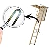 Attic Ladder Hinge Replacement Kit, Folding Galvenized Heavy Duty, Wood ...