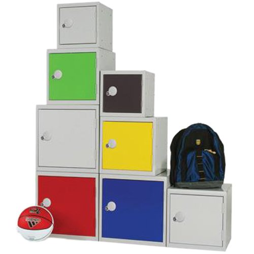 Action Handling 383838C-Dark Grey Modular Cube Locker, 380 mm Height ...