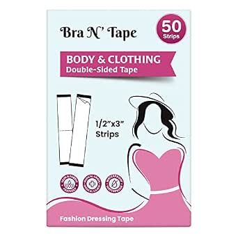 Bra N' Tape Fashion Dressing Tapes For Clothing, Double Sided Skin Tape ...