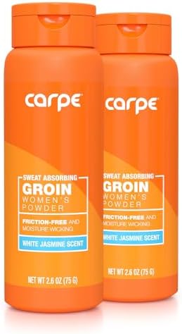 Amazon.com: Carpe No-Sweat Groin Powder (for Women) - Designed for ...
