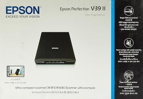 Epson Perfection V19 II Color Photo and Document Flatbed Scanner with ...