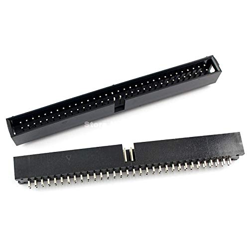 10 Pcs Per Lot 2.54mm 2x32 Pin 64 Pin Straight Male Shrouded PCB Box ...