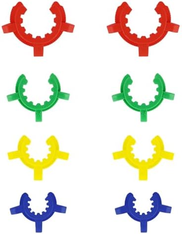 Amazon.com: stonylab Plastic Joint Clips, 8 pcs Lab Keck Clamp 14 mm/19 ...