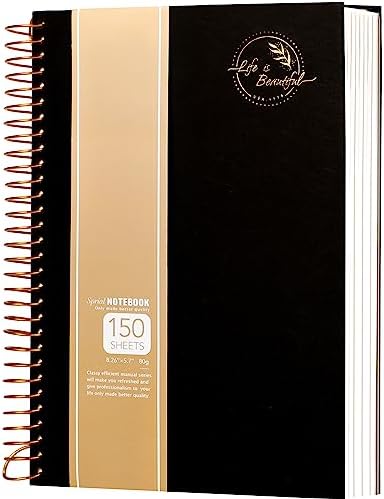 Amazon.com : FLVGE Vintage Floral Spiral Notebook Journal, Retro Floral ...